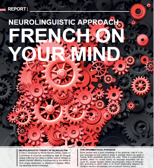 Articles about NLA development by French magazine Le français dans le ...
