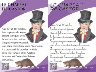 Le chapeau de castor - fiches pédagogiques - CIFRAN